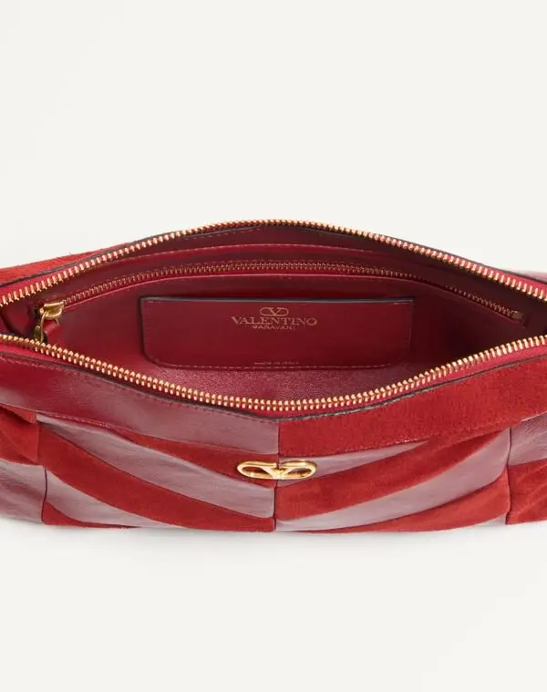 Valentino Garavani Panthea Small Shoulder Bag - Red