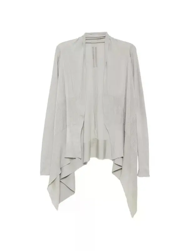 Rick Owens Draped Ribbed-knit Cardigan