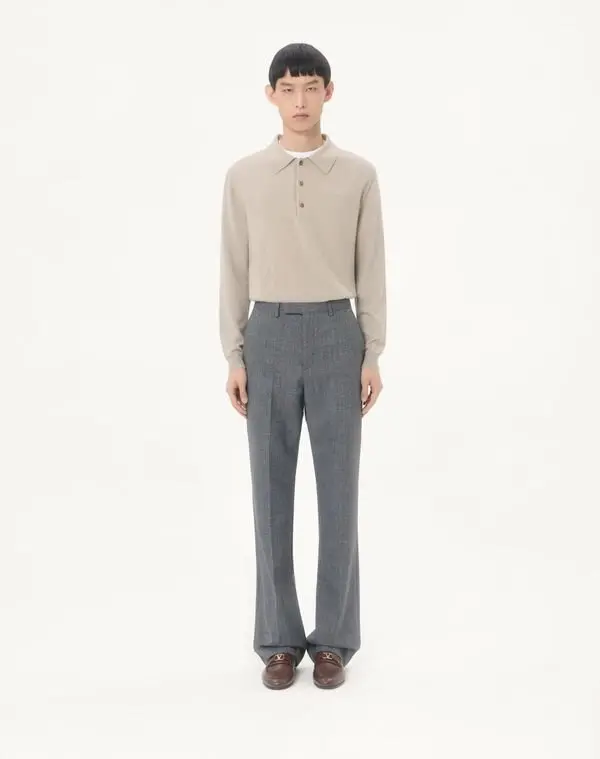 Valentino Garavani Wool Polo Shirt With Vlogo