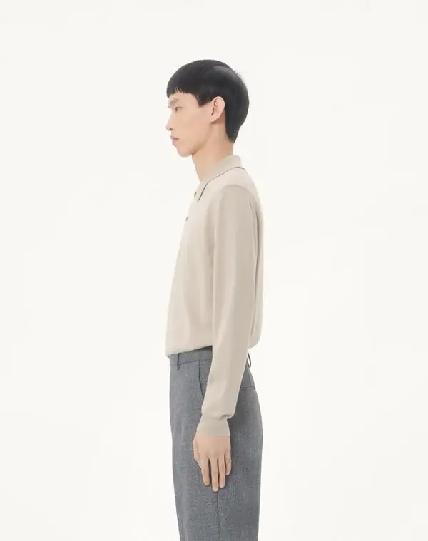 Valentino Garavani Wool Polo Shirt With Vlogo