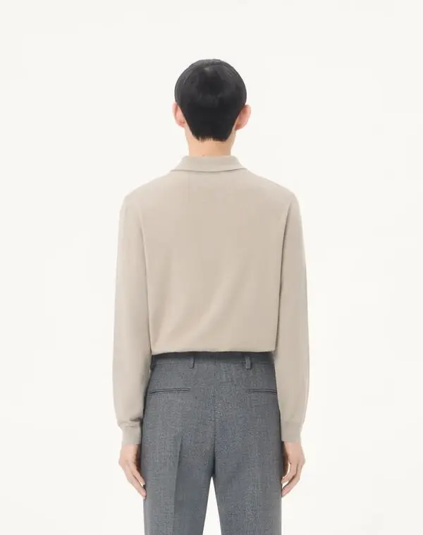 Valentino Garavani Wool Polo Shirt With Vlogo