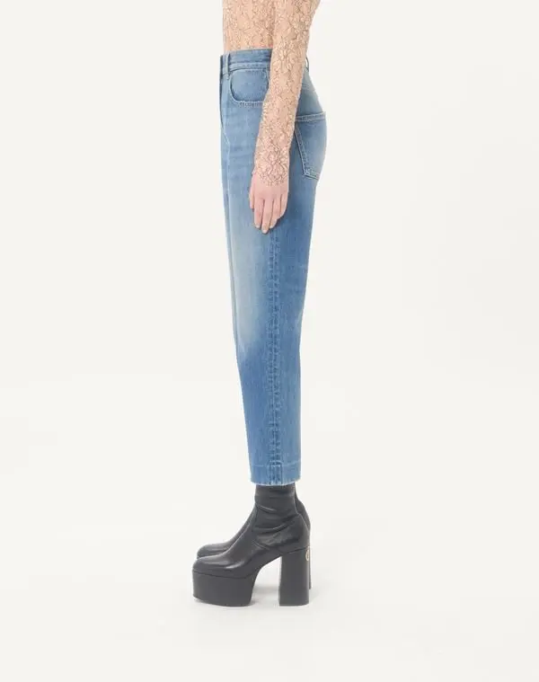 Valentino Garavani Trousers With Vpatch