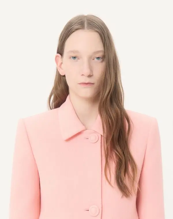Valentino Garavani Wool Crepe Jacket - Pink