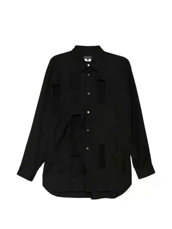 Comme Des Garçons Cut-out Long-sleeve Shirt