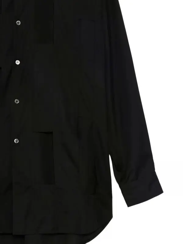 Comme Des Garçons Cut-out Long-sleeve Shirt