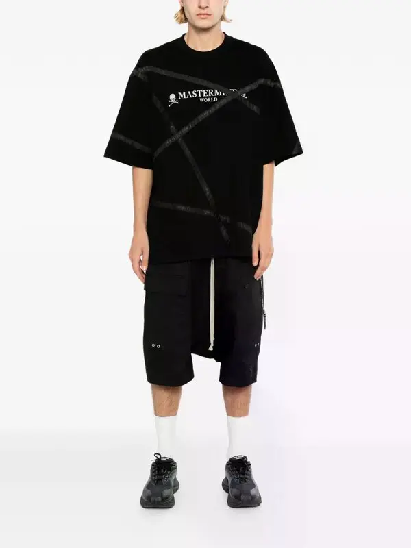 MASTERMIND WORLD Logo-print Panelled T-shirt