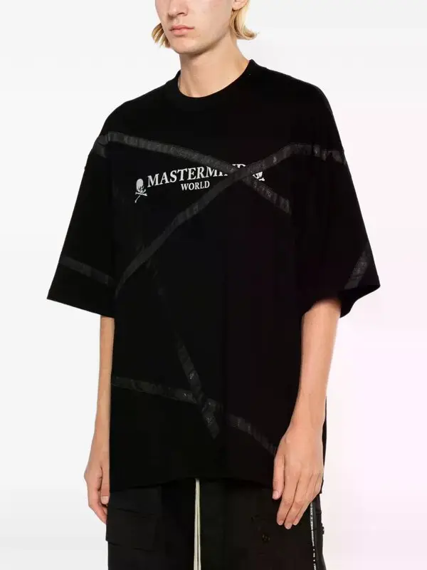 MASTERMIND WORLD Logo-print Panelled T-shirt