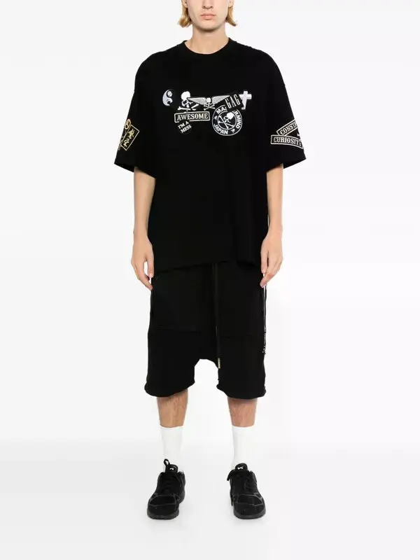MASTERMIND WORLD Logo-patch Boxy T-shirt