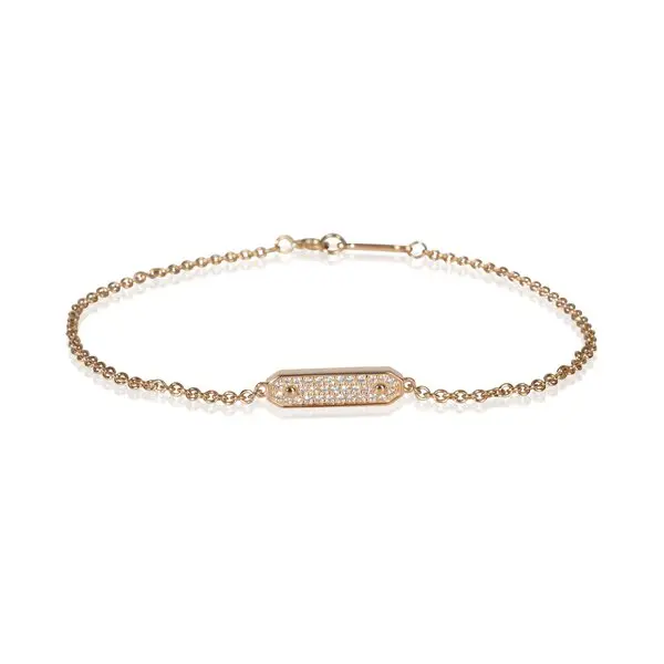 Tiffany & Co. Rose Gold Diamond Id Chain Bracelet - Rose_gold