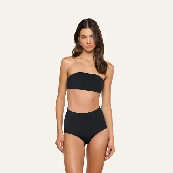 L'Agence Velle Knit Panty - Black