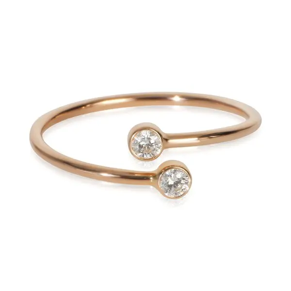 Tiffany & Co. Rose Gold Diamond Elsa Peretti Hoop Ring - Rose_gold