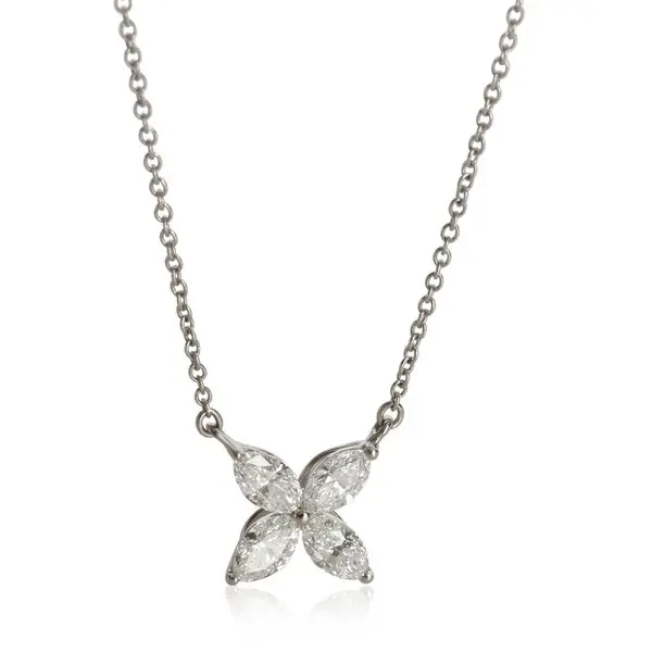 Tiffany & Co. Victoria Diamond Pendant Necklace - Platinum