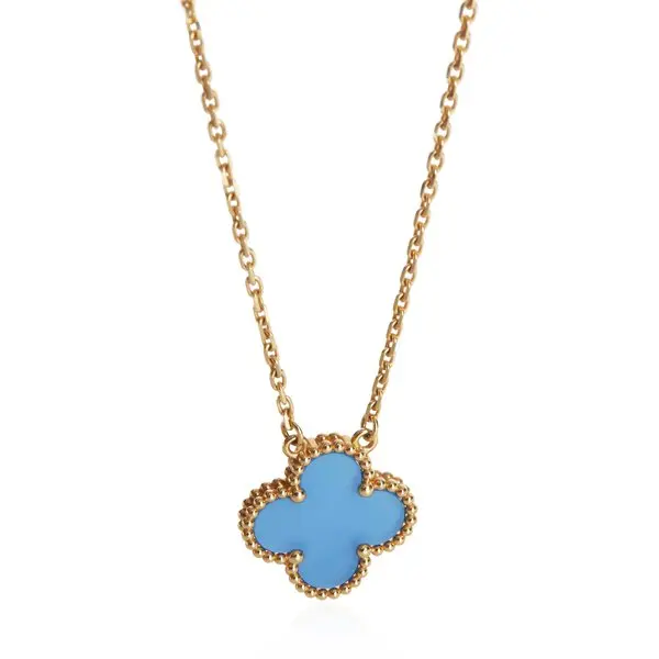 Van Cleef & Arpels Yellow Gold Vintage Agate Pendant - Yellow_gold