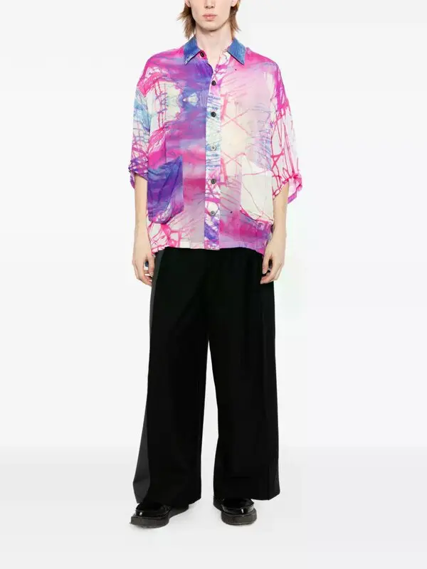 NUDE:MASAHIKO MARUYAMA Graphic-print Short-sleeve Shirt