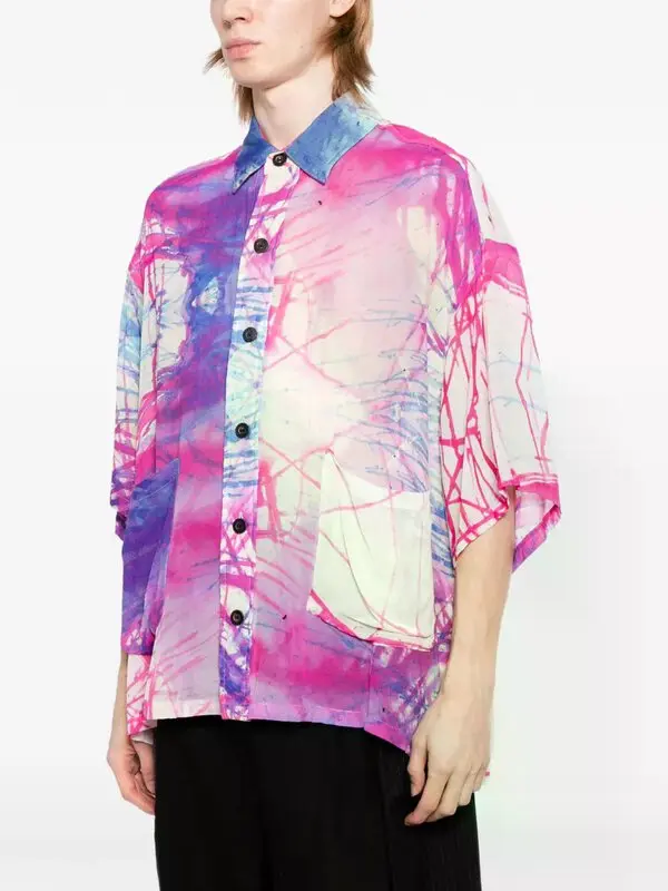 NUDE:MASAHIKO MARUYAMA Graphic-print Short-sleeve Shirt