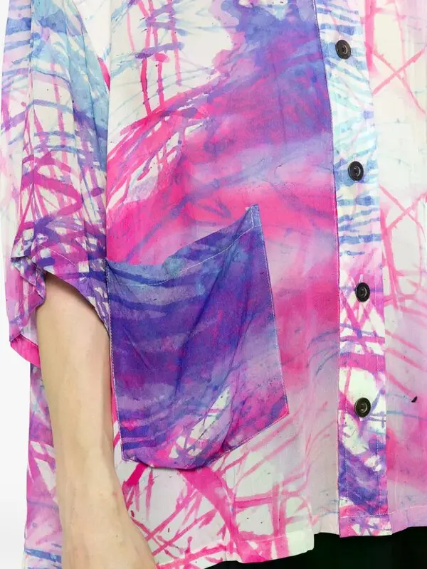 NUDE:MASAHIKO MARUYAMA Graphic-print Short-sleeve Shirt