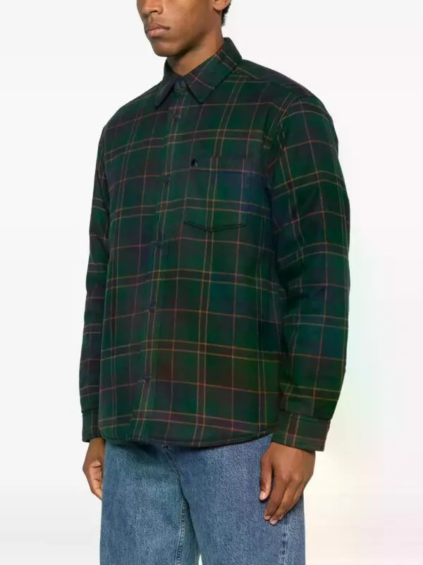 Carhartt Work In Progress Plaid Pocket Jacket - Black