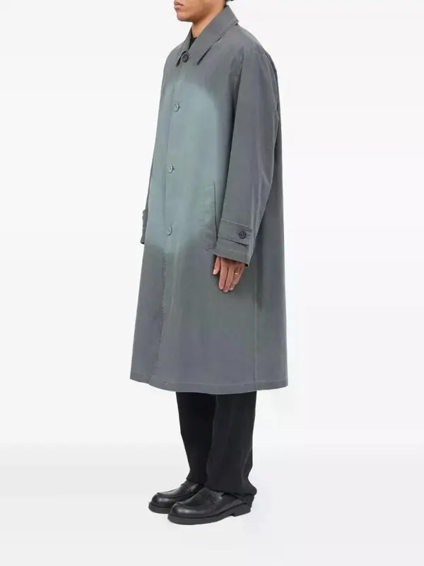 MAISON MARGIELA Button-front Single-breasted Coat - Grey