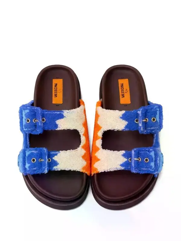 Missoni Zigzag Buckle-fastening Sandals - Blue