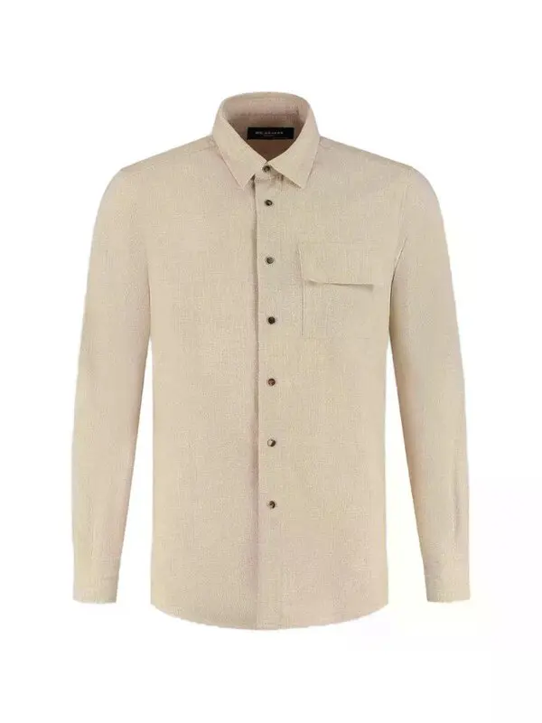 Kiton Buba Flap-pocket Long-sleeve Shirt - Neutrals