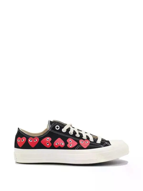 CONVERSE X COMME DES GARONS PLAY Heart-print Sneakers - Black