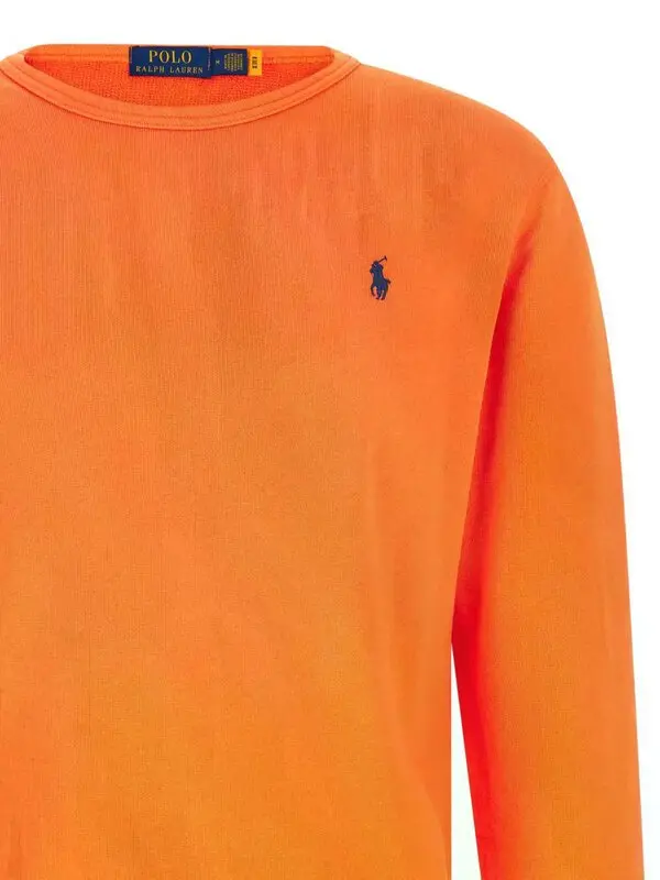 Polo Ralph Lauren Loopback Logo-embroidered Sweater - Orange