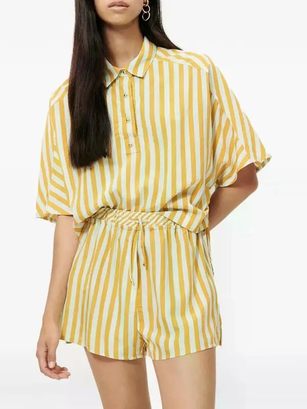 SESSUN Lido Striped Shirt