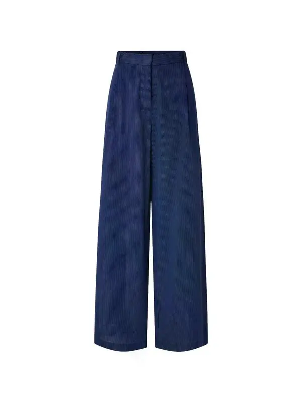 SESSUN Pinstripe Wide Leg Trousers