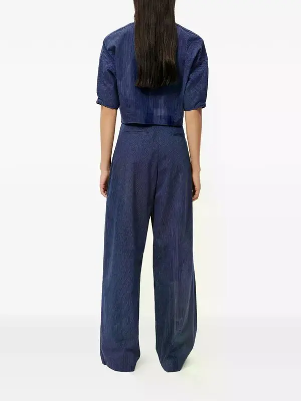 SESSUN Pinstripe Wide Leg Trousers