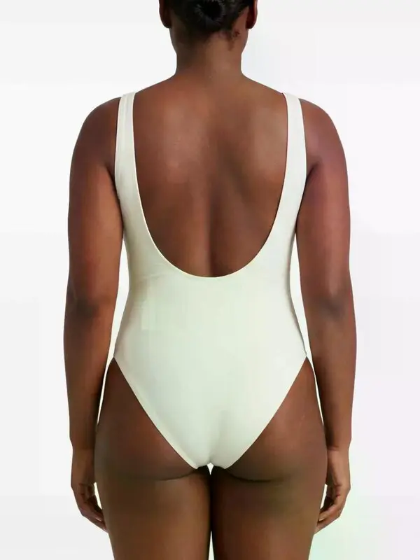 Polo Ralph Lauren Logo-print One-piece Swimsuit - White