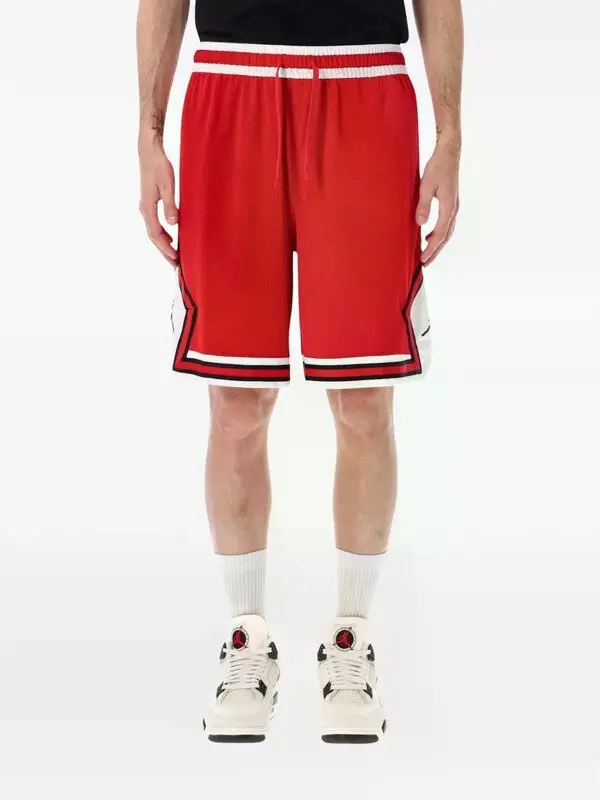 JORDAN Diamond Mesh Shorts - Red