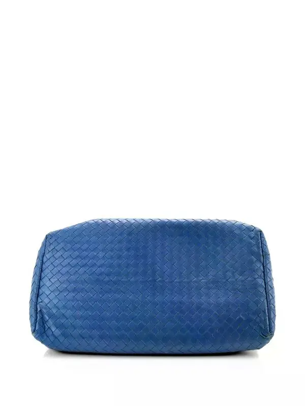 Bottega Veneta Roma Intrecciato Nappa Large Tote Bag - Blue