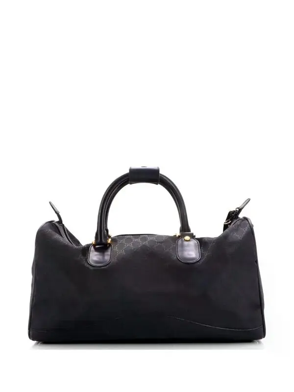 Gucci Vintage Web Canvas Xl Travel Bag