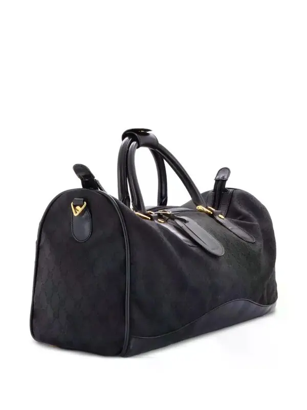 Gucci Vintage Web Canvas Xl Travel Bag