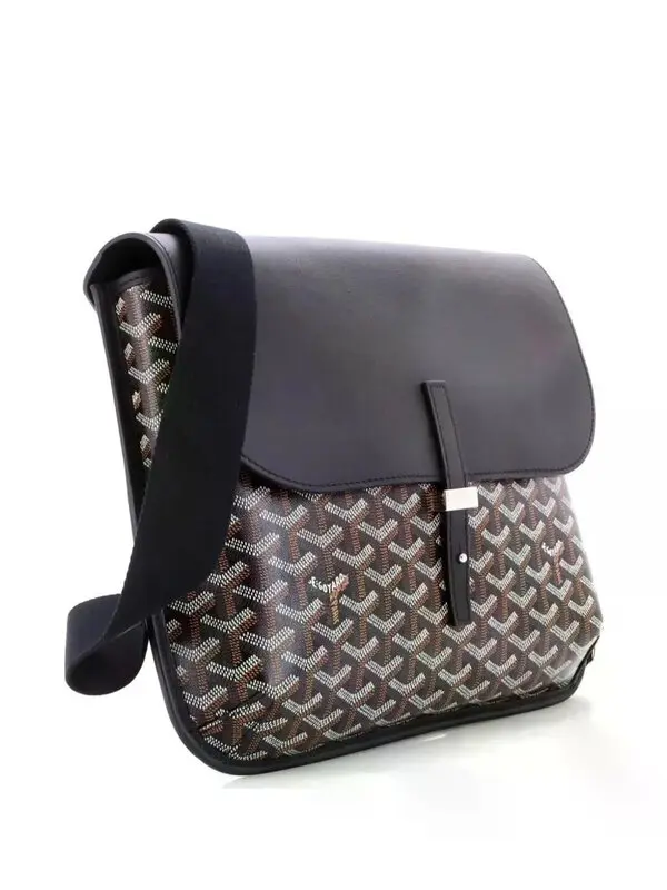 Goyard Coursier Messenger Bag Coated Canvas And Leather