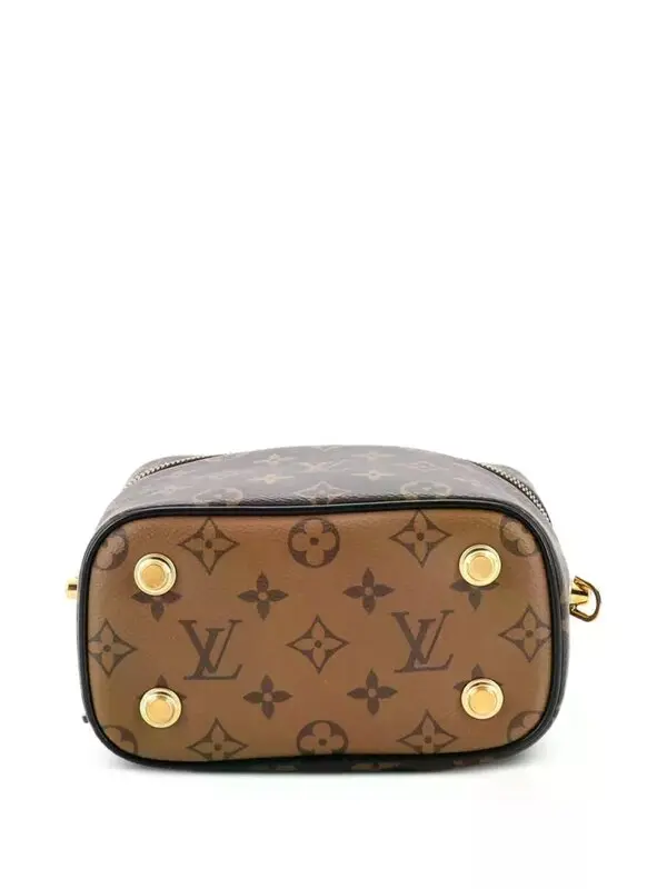 LOUIS VUITTON Vanity Handbag Reverse Monogram Canvas Pm Satchel