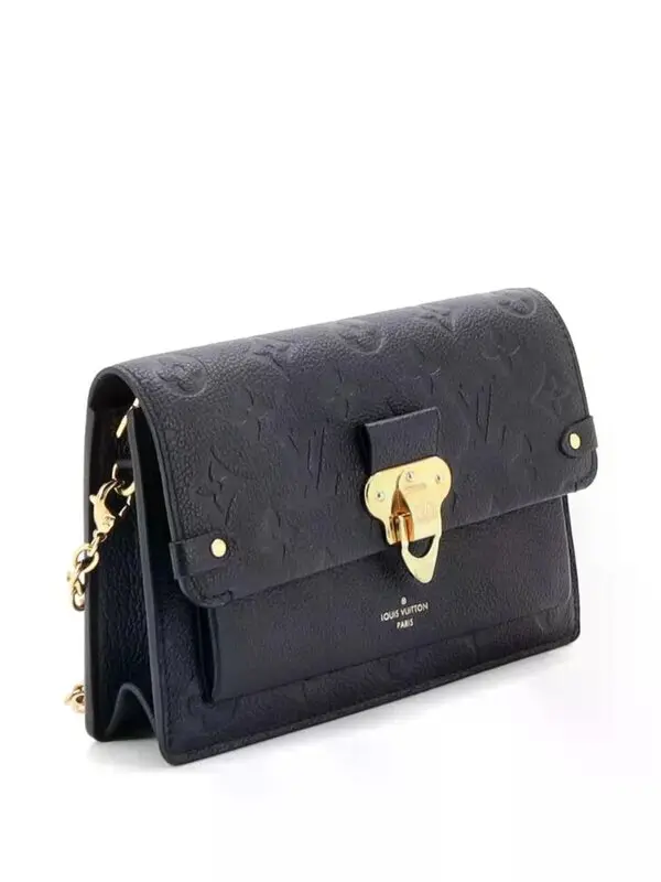 LOUIS VUITTON Vavin Chain Wallet Nm Monogram Empreinte Leather - Black