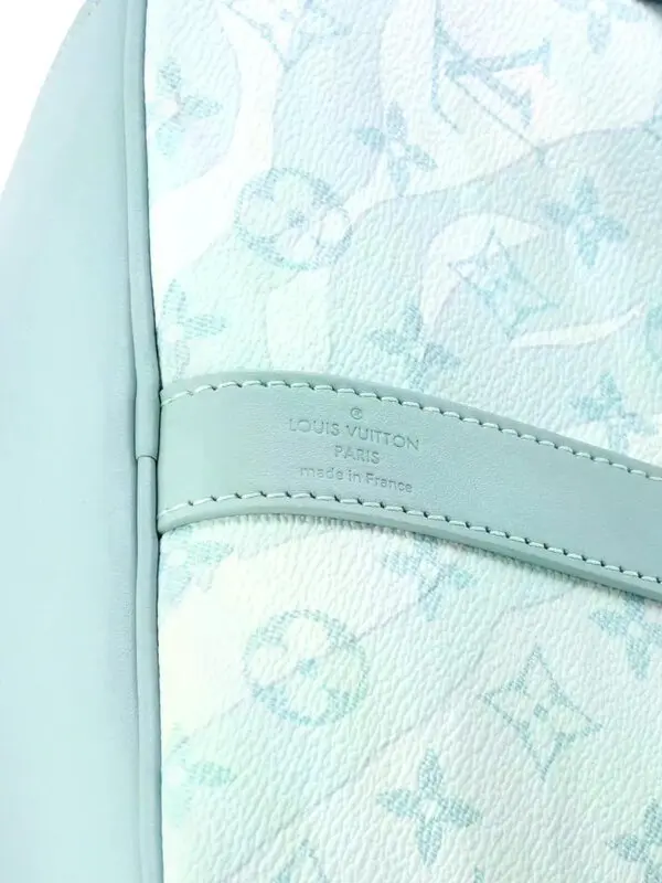 LOUIS VUITTON Keepall Bandouliere Aquagarden Monogram Canvas 50 Travel Bag