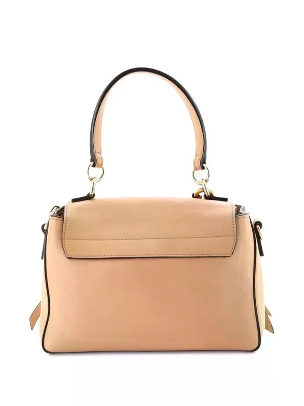 Chloé Faye Day Mini Leather Shoulder Bag - Neutrals