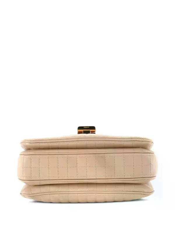 Celine C Bag Quilted Leather Shoulder Bag - Neutrals