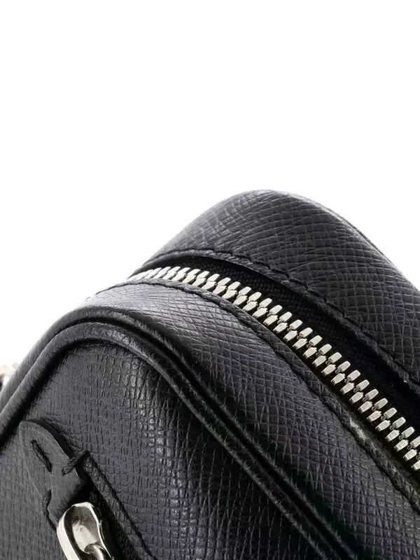 LOUIS VUITTON Kasai Taiga Leather Clutch Bag