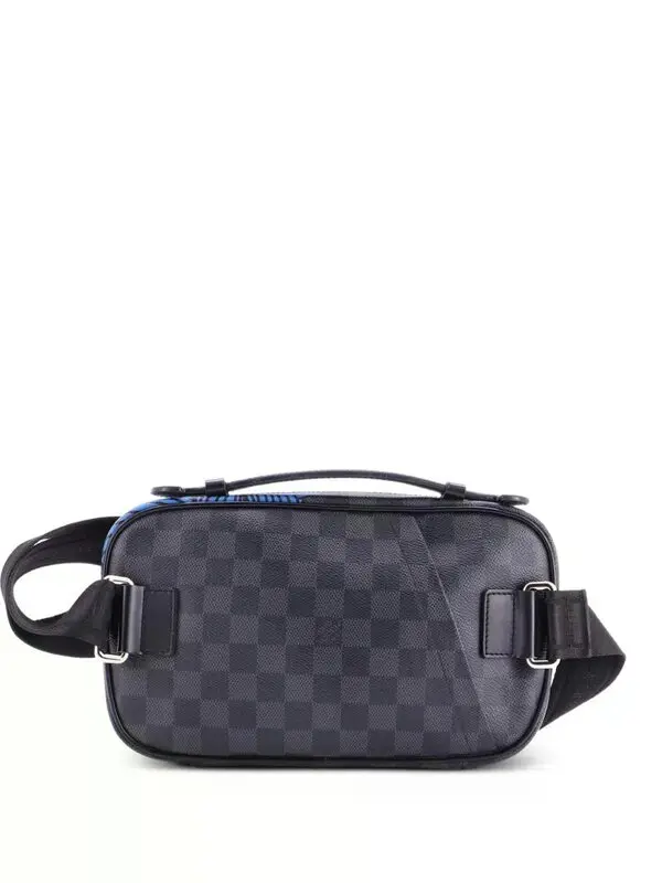 LOUIS VUITTON Ambler Waist Bag Limited Edition Nemeth Damier Graphite - Black