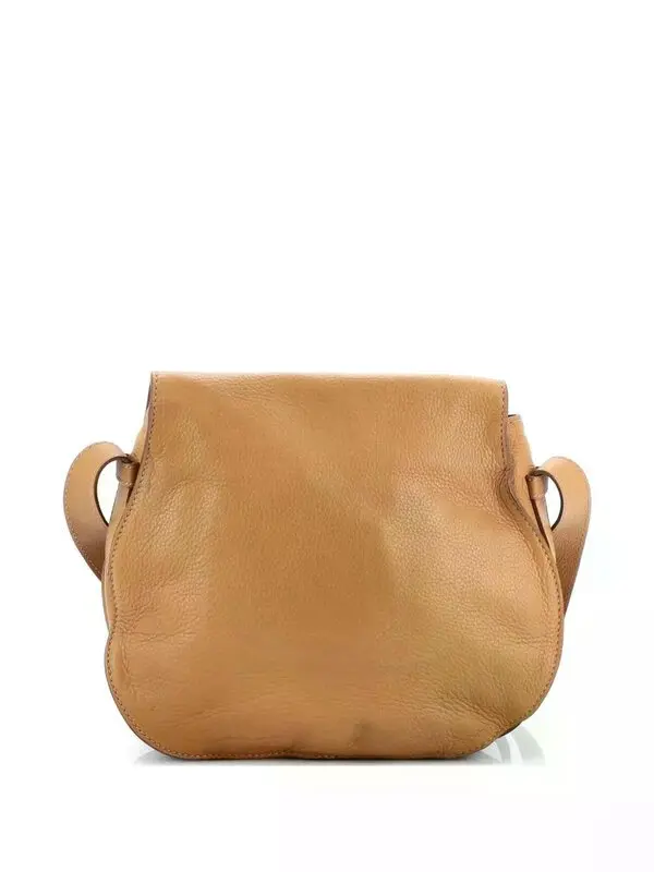 Chloé Marcie Leather Medium Crossbody Bag - Neutrals