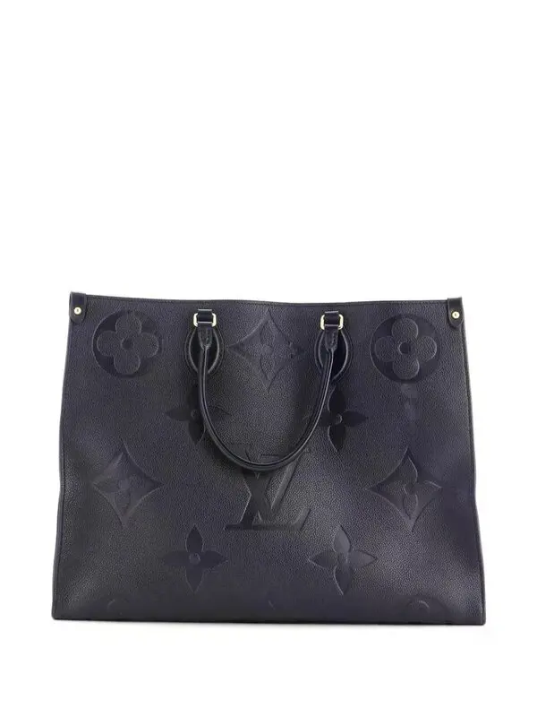 LOUIS VUITTON Onthego Monogram Empreinte Giant Gm Tote Bag - Black