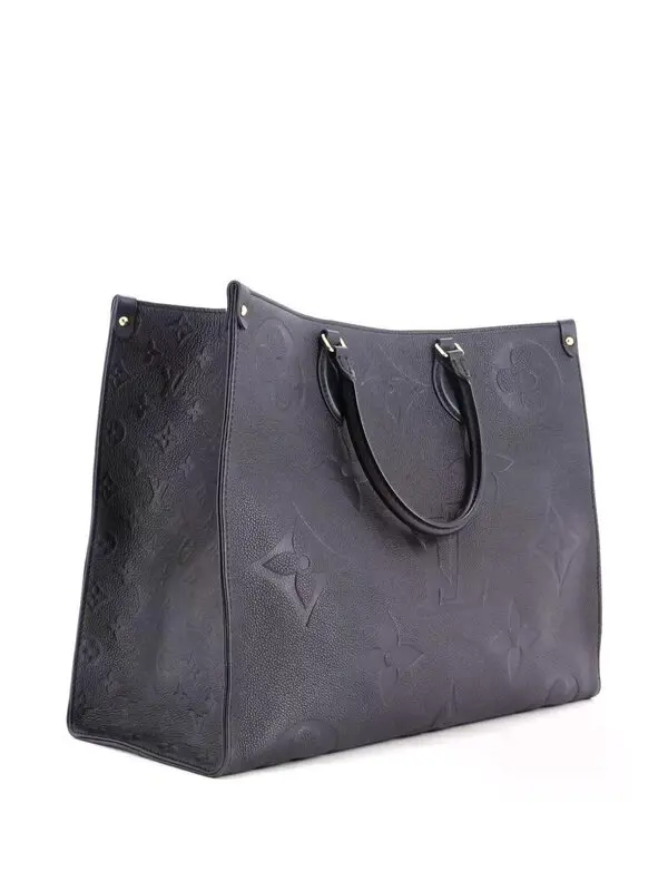 LOUIS VUITTON Onthego Monogram Empreinte Giant Gm Tote Bag - Black