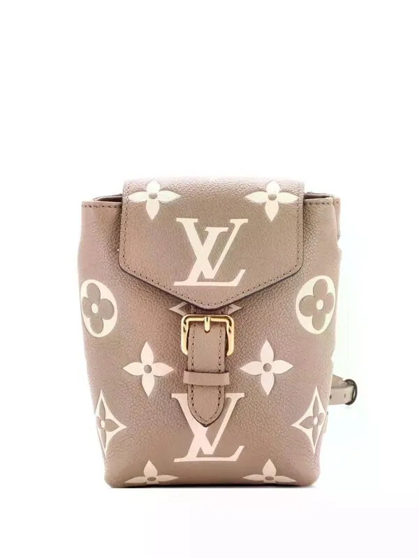 LOUIS VUITTON Tiny Bicolor Monogram Empreinte Giant Backpack - Neutrals