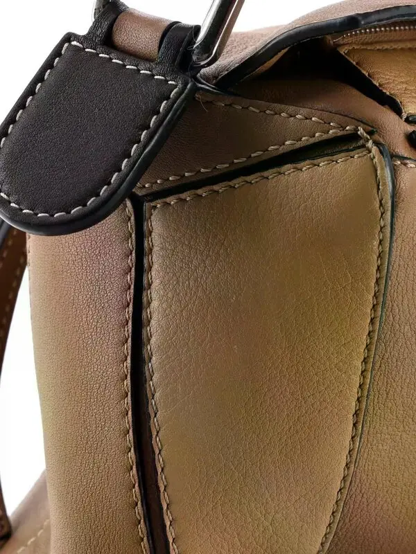 Loewe Puzzle Leather Small Satchel - Brown