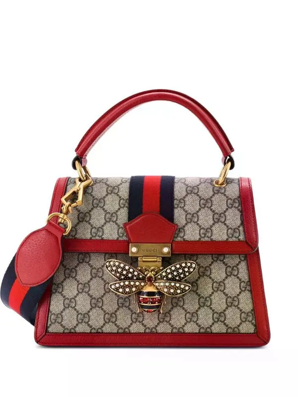 Gucci Queen Margaret Top Handle Small Satchel - Red