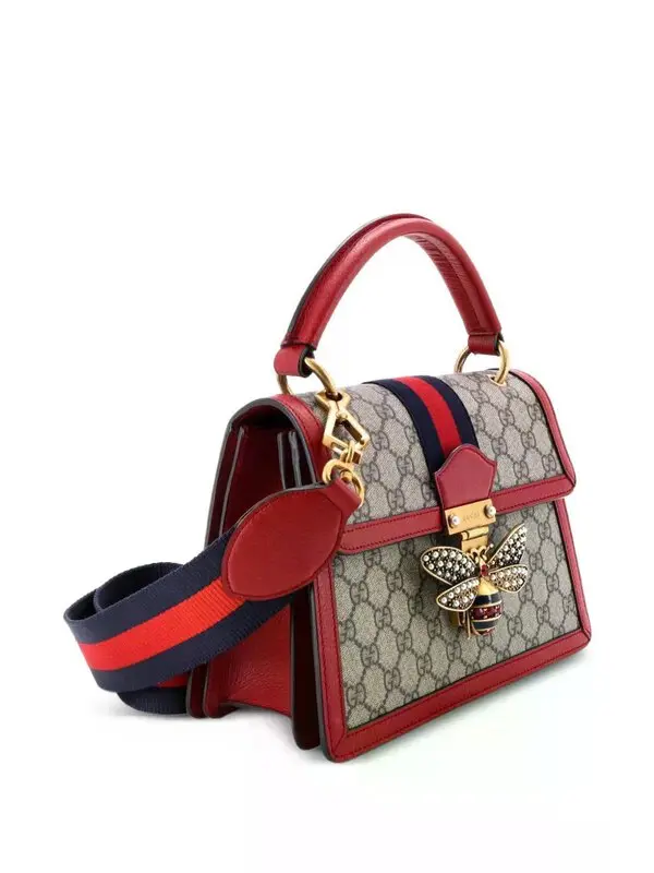 Gucci Queen Margaret Top Handle Small Satchel - Red