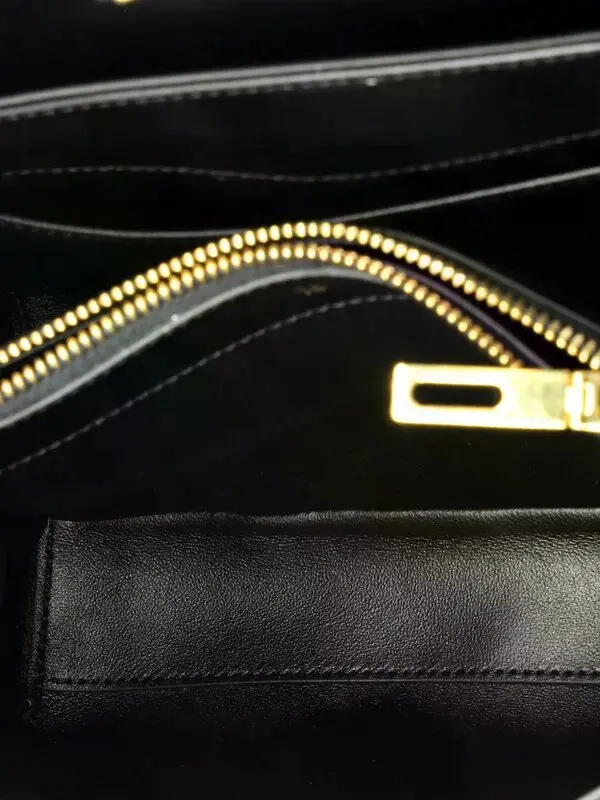 Celine 16 Top Handle Small Satchel - Black